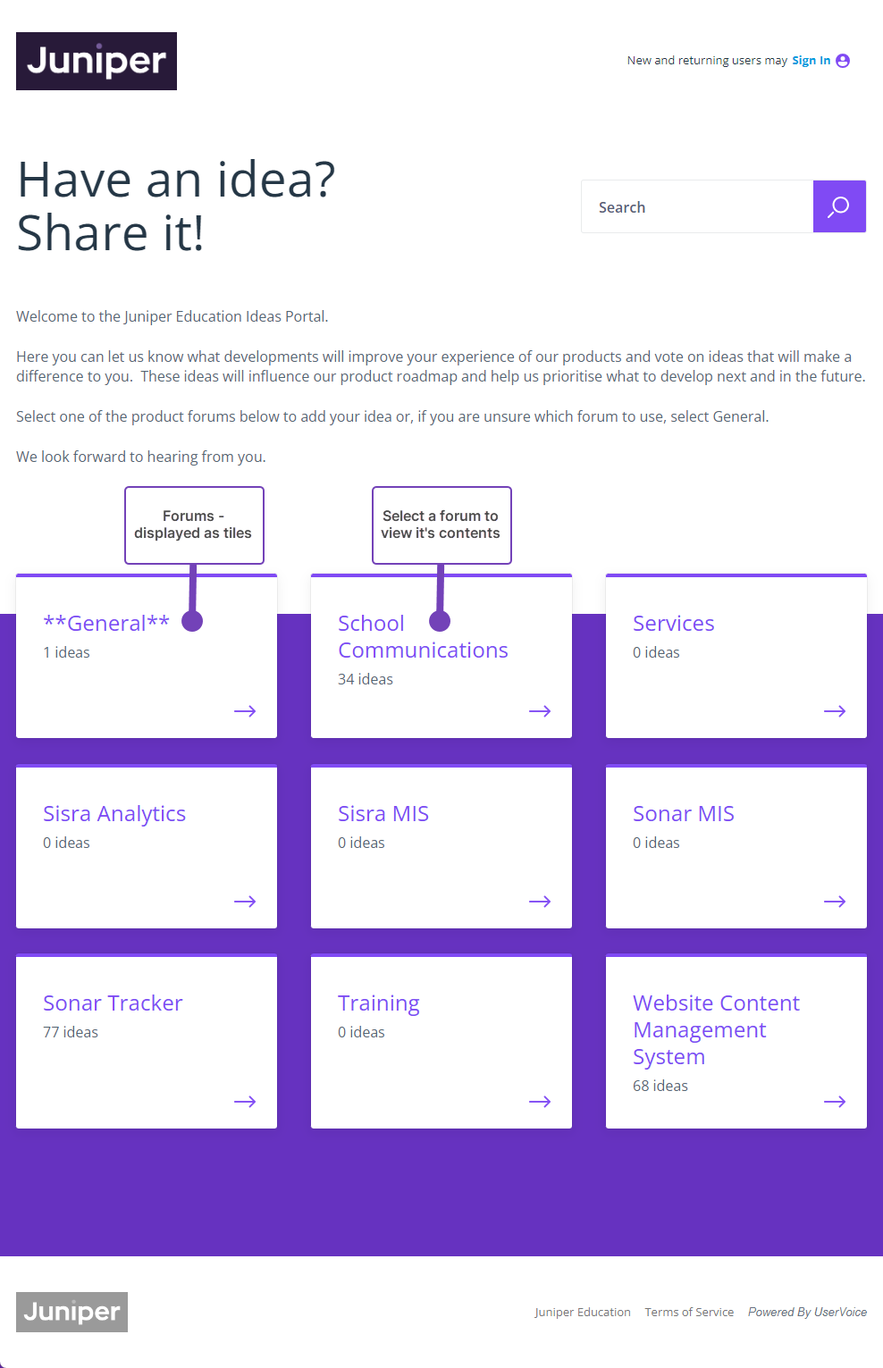 What is the Juniper Education Ideas Portal? – Juniper Education